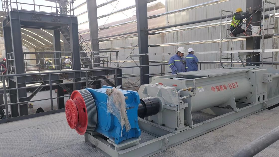 10-60m3/hr Capacity Clay Brick Double Shaft Mixer for Auto Brick Making ...