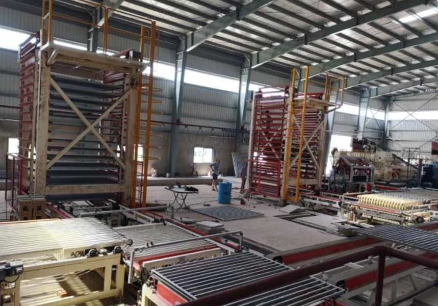 Large Automatic Loading And Unloading System Customized For Brick Production Line