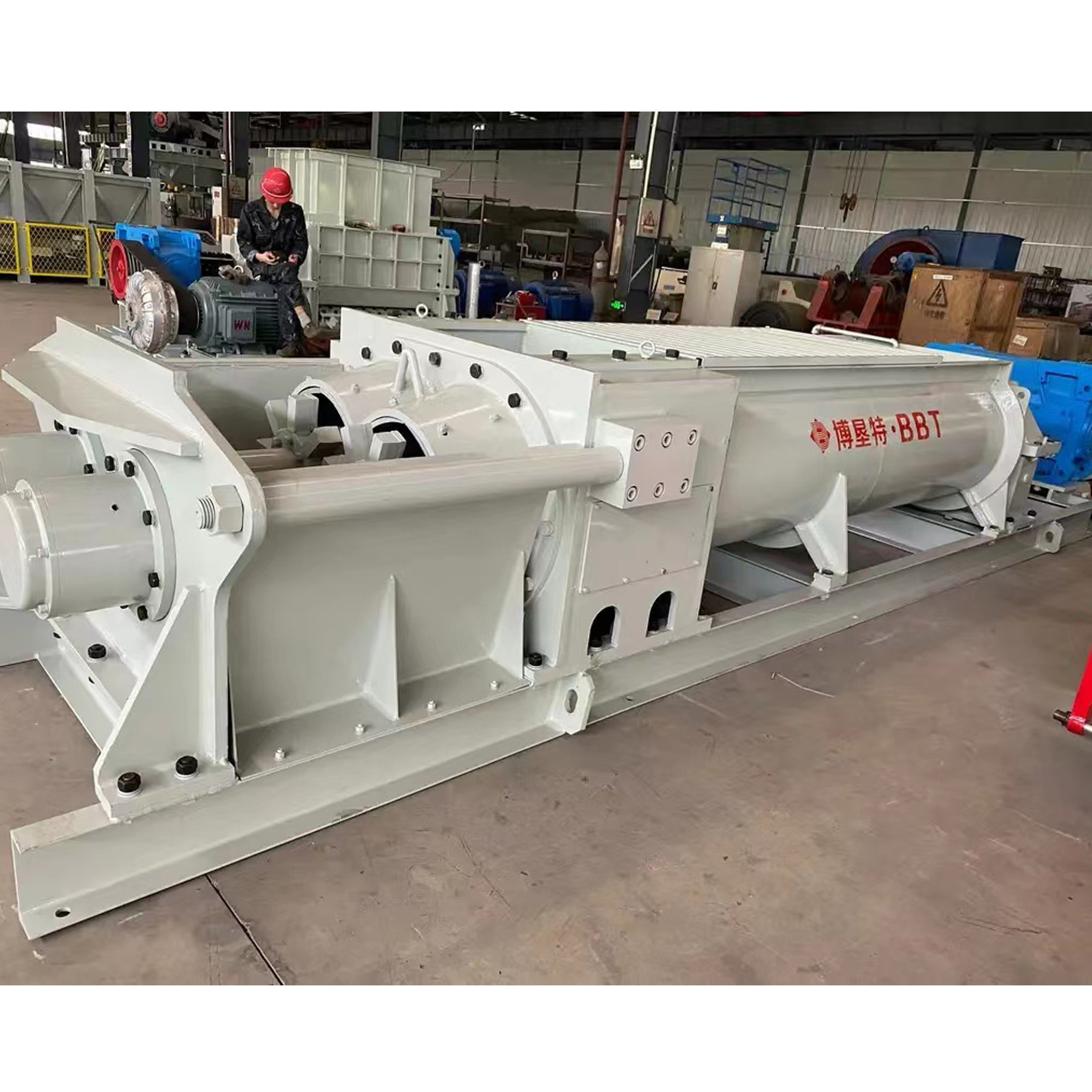 Fully Automatic Double Shaft Mixer for Clay Brick