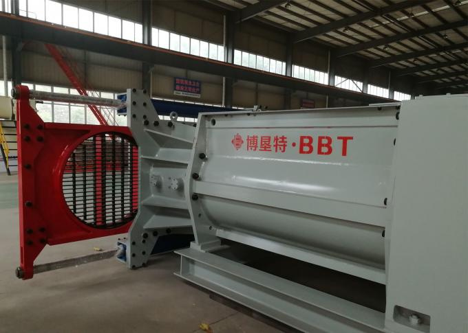 Raw Material Double Shaft Mixer / Clay Mixer Machine For Homogenization